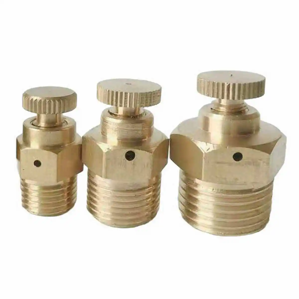 1/8" 1/4" 3/8" 1/2" BSP M8 M10 M12 Male Manual Exhaust valve Air ...