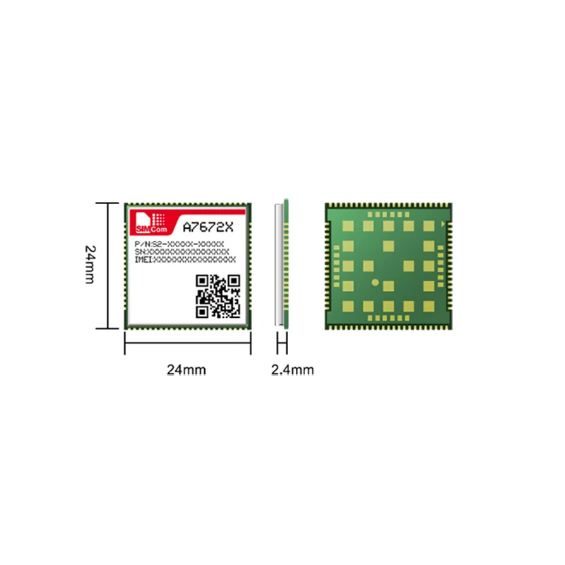 SIMCOM LTE Cat1 module A7672S A7672E A7672SA Supports BLE and GNSS ...