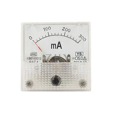Measuring DC 0 300mA Analog Current Meter Ammeter 91C4|Electricity ...