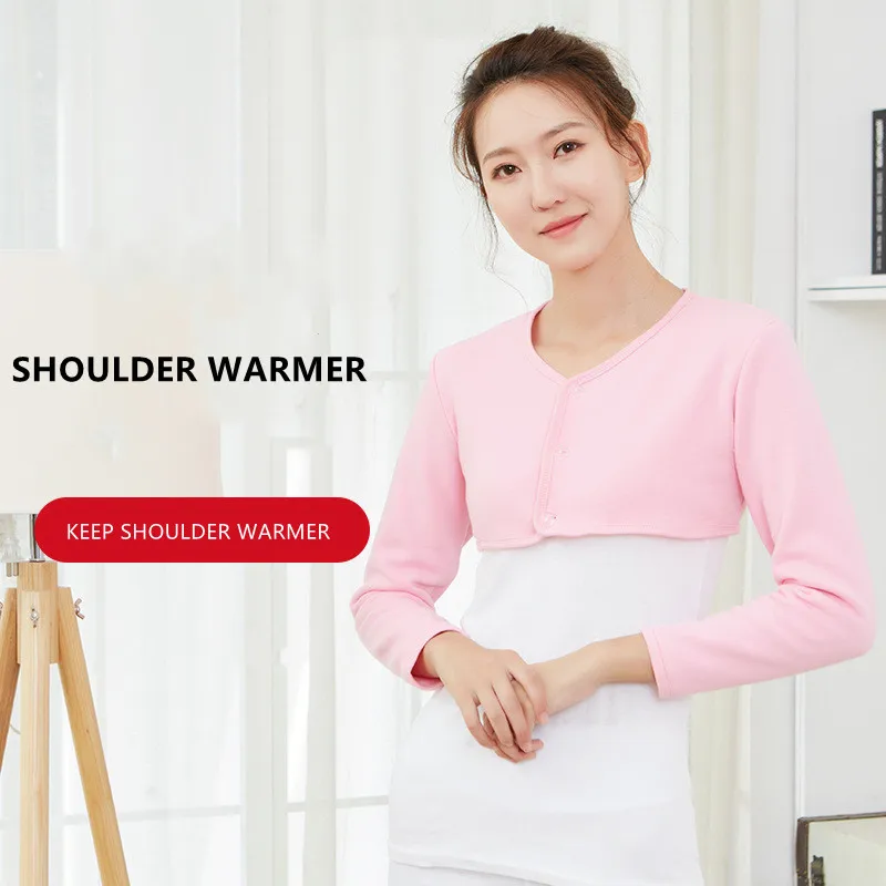 Women-Back-Shoulder-Support-Wrap-Slimming-Arm-Shapers-Sleeping-Warm ...