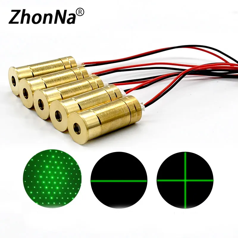 532nm45mW-Green-line-Laser-Module-DC3-5VHorizontal-Cross-is-Optional ...