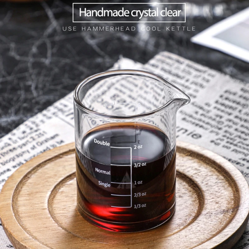 Jigger Beaker And Glass