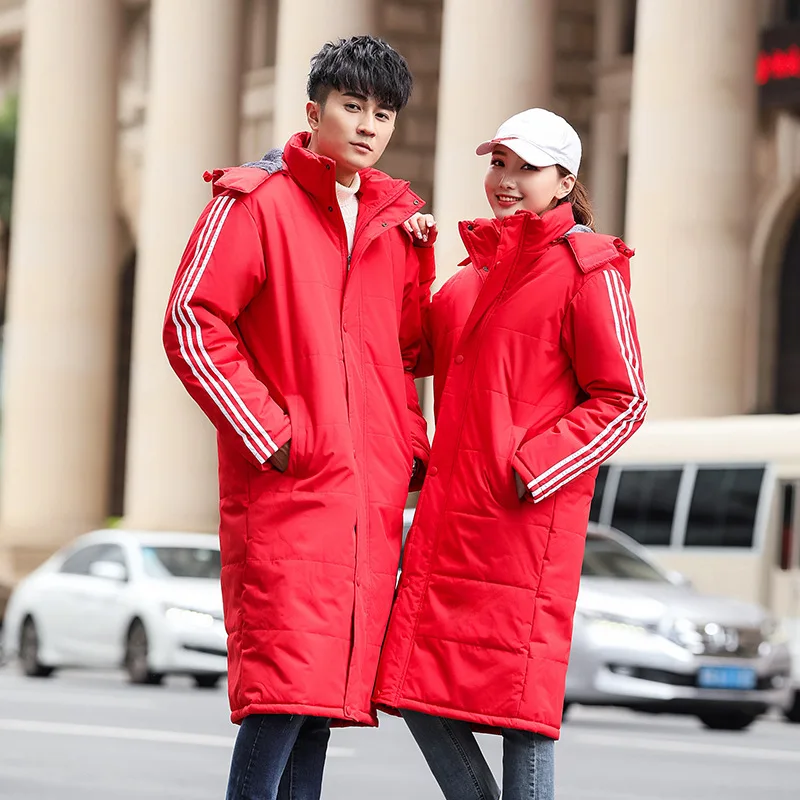 Winter Athletes Football Training Overcoat Men And Women Sports Winter ...