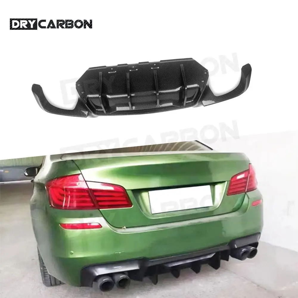 Gloss-Black-Rear-Bumper-Diffuser-For-BMW-5-Series-F10-M-Sport-M5-2011 ...
