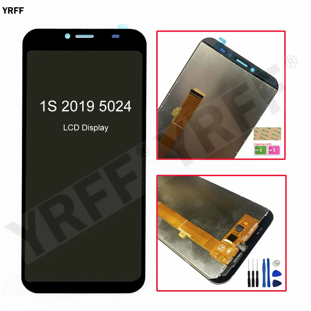 For Alcatel 1S 2019 5024 OT5024 LCD Display Touch Screen Panel ...