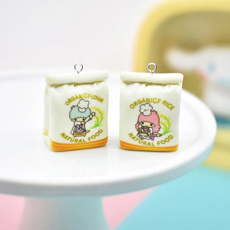10Pcs-New-Resin-Flour-Sack-Charms-Pendants-Mini-Miniature-Toy-Craft-Diy ...
