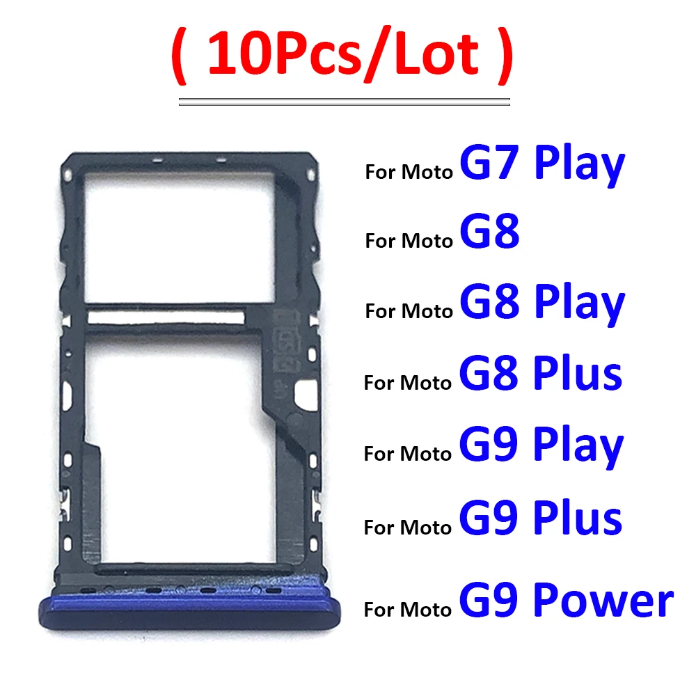 10pcs/lot, Sim Card Tray Slot Holder For Motorola Moto G8 / G8 Plus ...