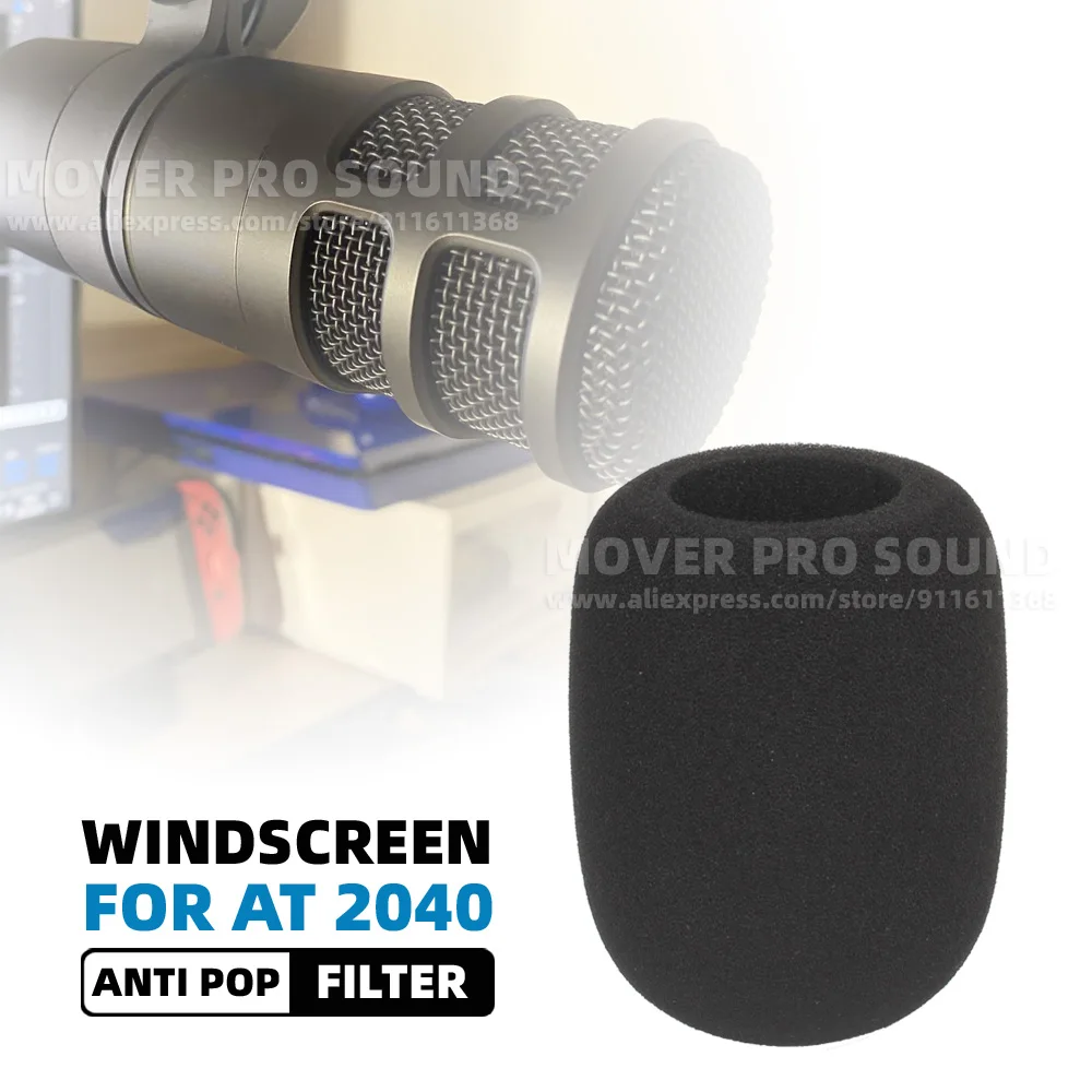 Windshield-Mic-Cover-Sponge-Anti-Pop-Filter-Windscreen-For-AUDIO ...