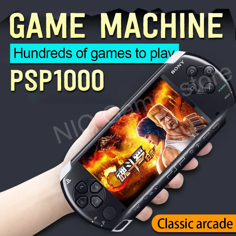 Original Sony psp1000 game console PSP handheld gba game doubles ...