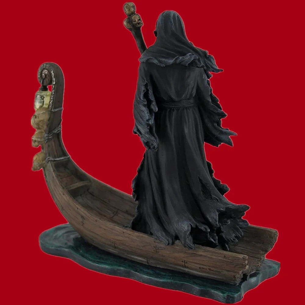 Statue Veronese en résine Charon - Figurine de Ferryman - Décoration ...
