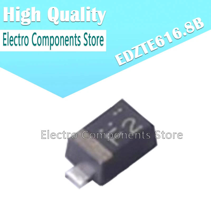 50pcs/lot Edzte616.8b 6.8v Zener Diode (marking F2) F2 Emd2 Smd ...