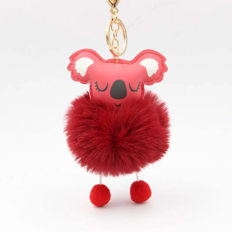 Cute Koala Leather Keychain - styloclubs.com
