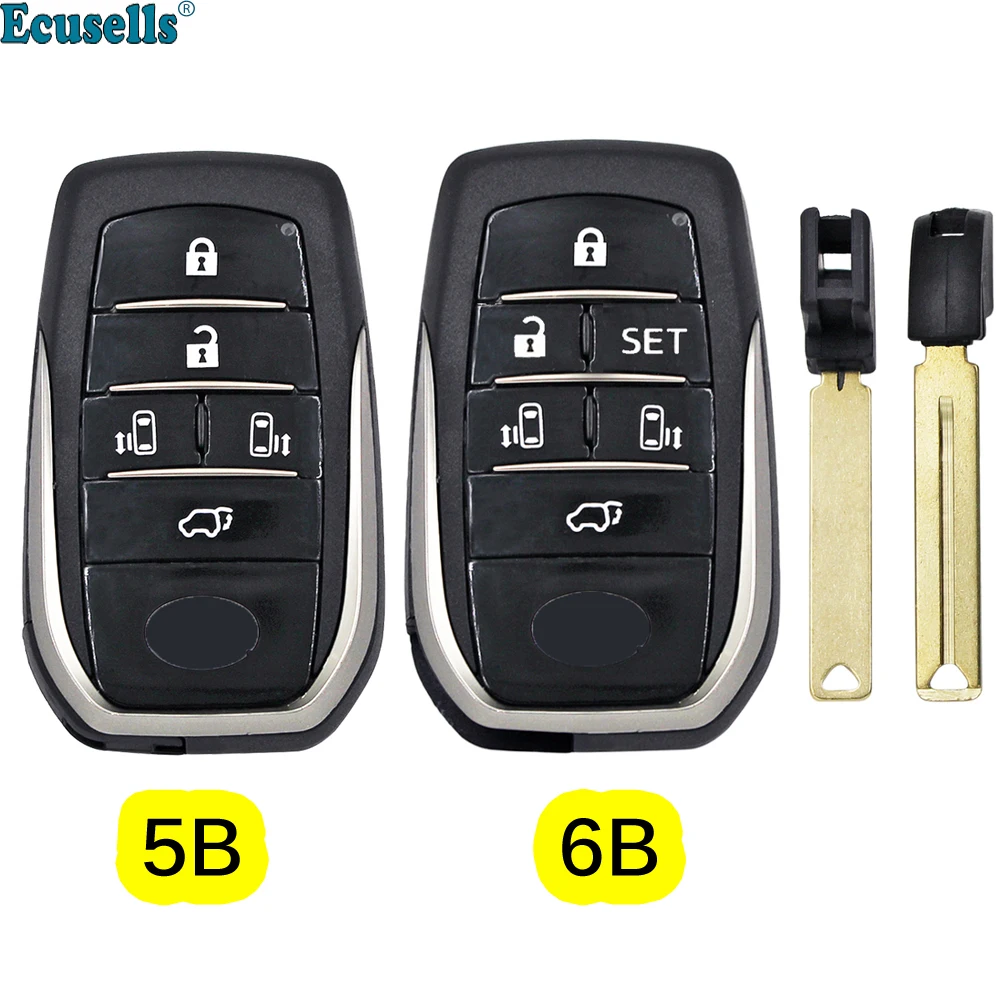 5-6-Buttons-Smart-Key-Remote-Control-Fob-Case-Key-Shell-for-TOYOTA ...