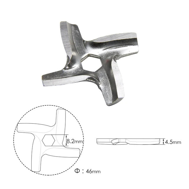 3pcs Meat Grinder Knife Spare Elements for Moulinex HV2 HV3 HV4 HV6 HV8 ...