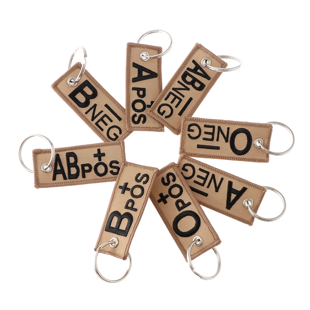 Blood Type Keychains Fashion B Ative Spanish Band Civil Car - AliExpress