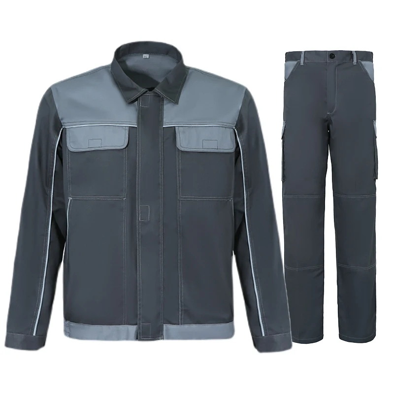 Summer-Welder-Uniform-Cargo-Work-Clothes-Jacket-Pants-Set-Long-Sleeve ...