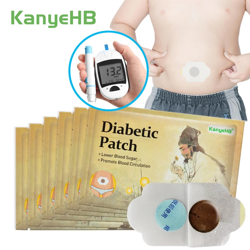 12pcs/2bags Diabetes Patch Lower Blood Sugar Value Balance Treatment ...