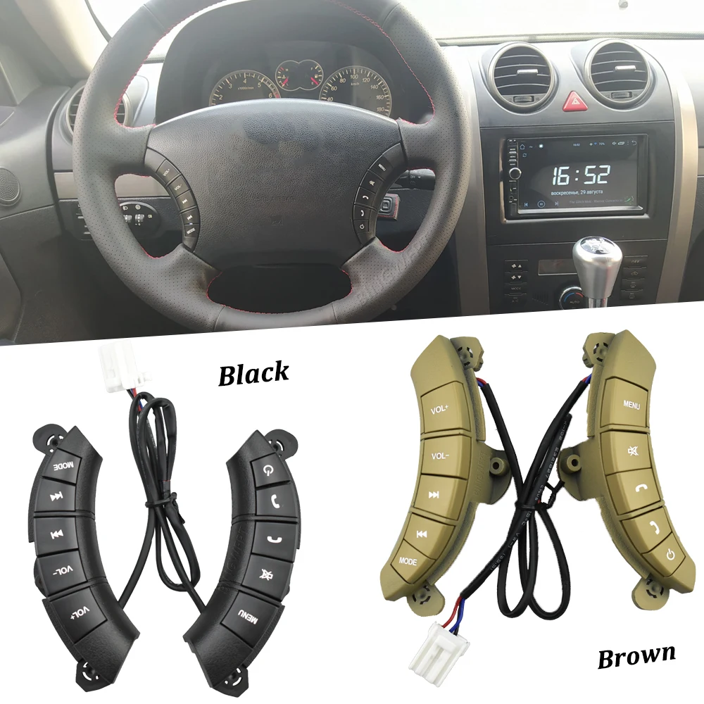 Volume Audio Mute Mode Switch Remote Control Buttons Car Steering Wheel ...