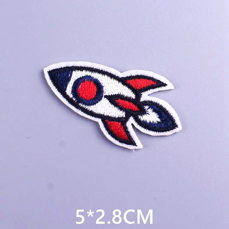 Parches bordados para ropa, insignias de rayas alienígenas, Parches para planchar en la ropa ...