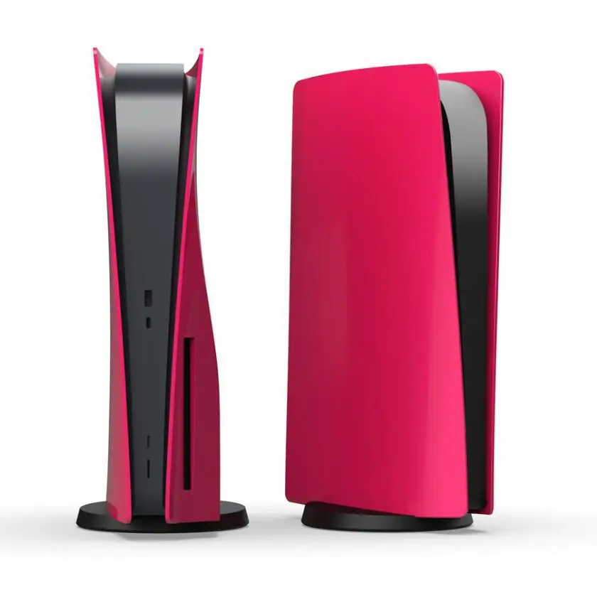 Rose rouge - Coque de Console de jeu PS5, édition disque numérique ...