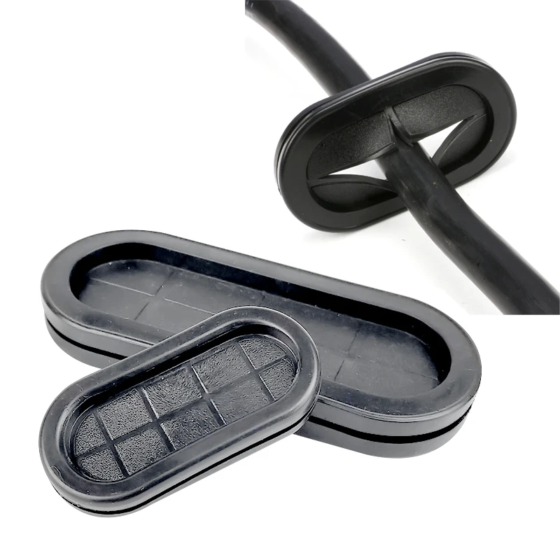 1-2-5pcs-lot-Oval-Rubber-wire-grommet-gasket-clamp-Electric-box-inlet ...