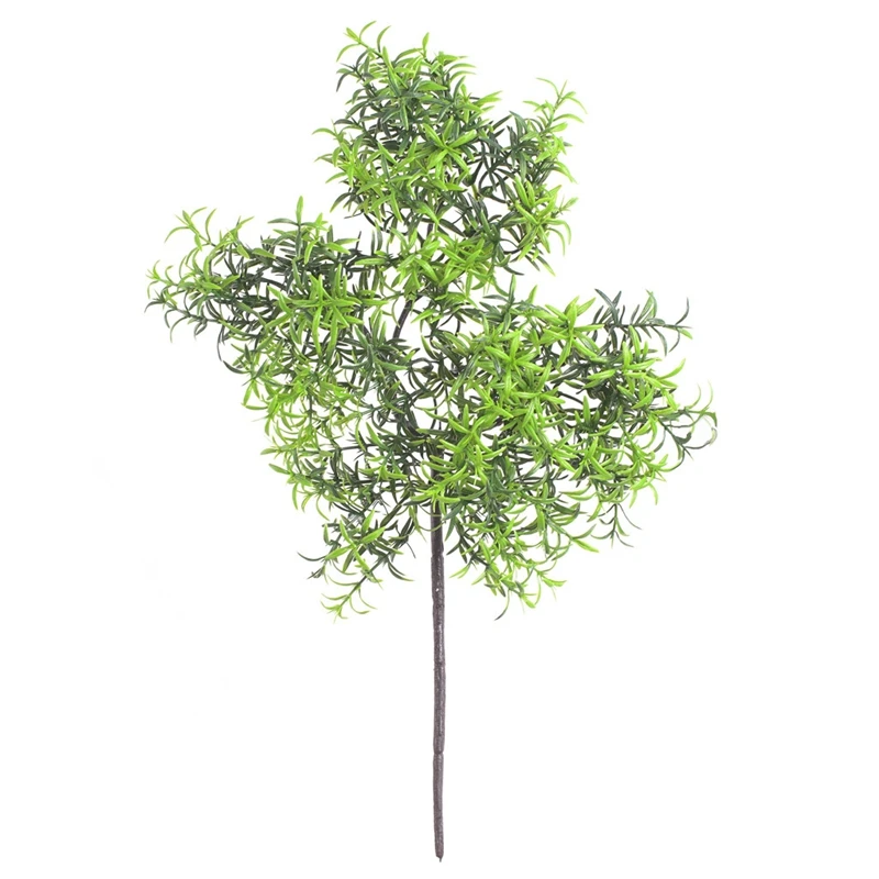Artificial-Plant-Plastic-Fake-Plant-Stem-Artificial-Leafy-Faux-Plant ...