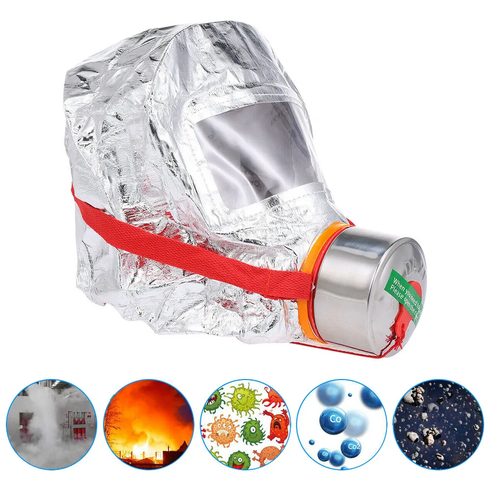 Protective Face Cover Personal Emergency Escape Hood Respirator ...