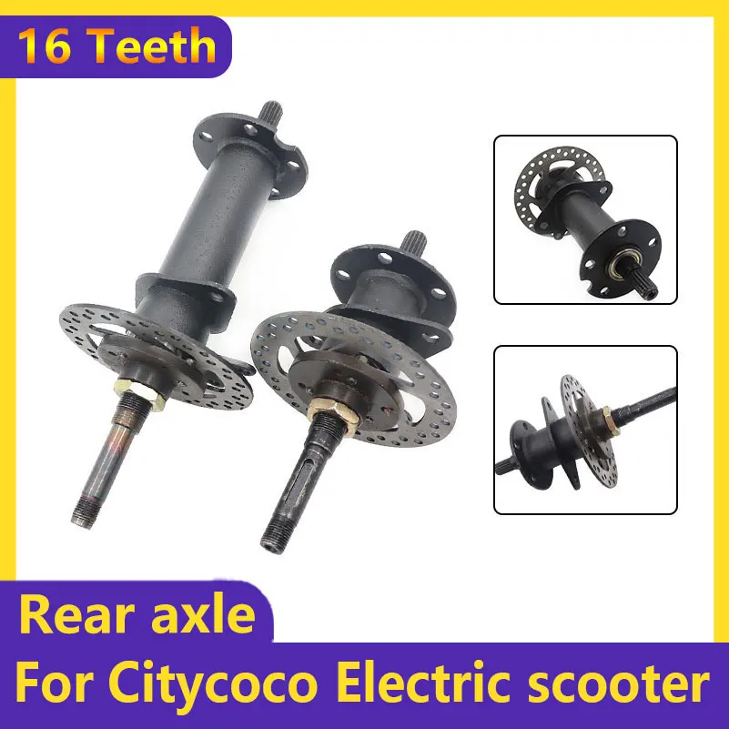 16 Teeth 1000W Rear Axle Complete Assembly Electric for Small Three ...