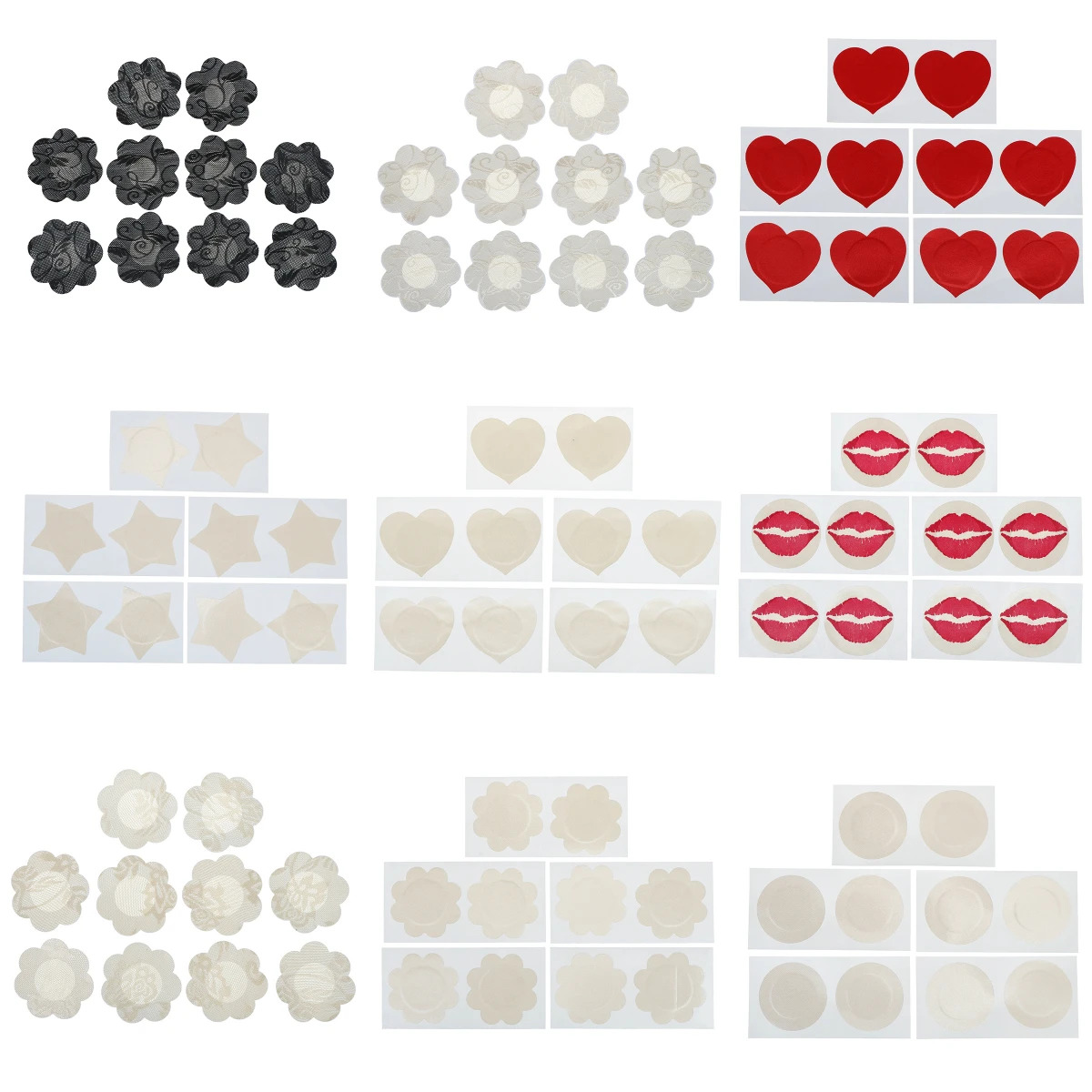 5-Pairs-Women-s-Invisible-Breast-Lift-Tape-Overlays-On-Bra-Nipple ...