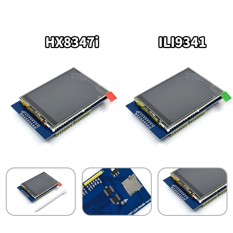 Módulo de pantalla táctil para Arduino UNO, 2,8 pulgadas, 3,3 V, 300mA ...