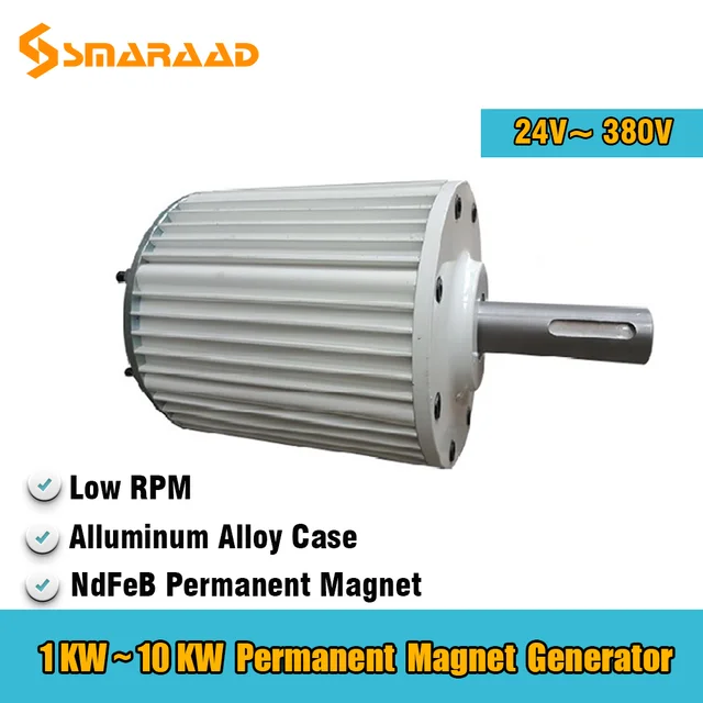 Big Generator AC Alternators 1kw 5kw 10kw 24V 48V 220V Gearless ...