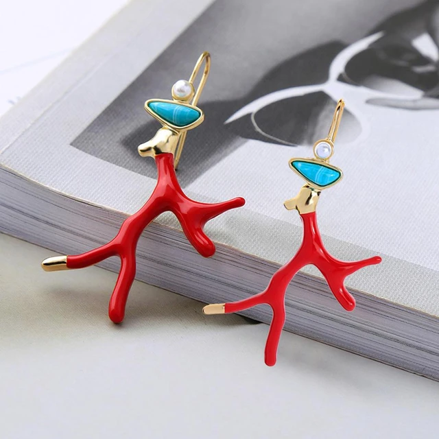 Coral Resin Jewelry