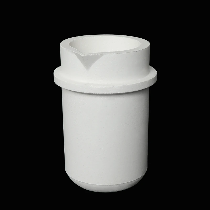 2 Pcs 1kg Ceramic Crucible,quartz Crucbile For 1kg Platinum Melting ...