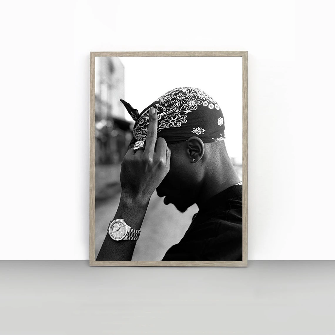 Tupac Amaru Shakur Poster Print, Hip Hop Rap, 2pac Wall Art, Hip-Hop ...