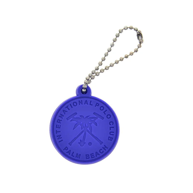 Custom Design Debossed 2D Soft PVC Keychain with Ball Chain ...
