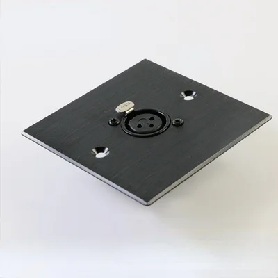 3Pin XLR Female Cannon 86 aluminum alloy audio panel Wall recording ...