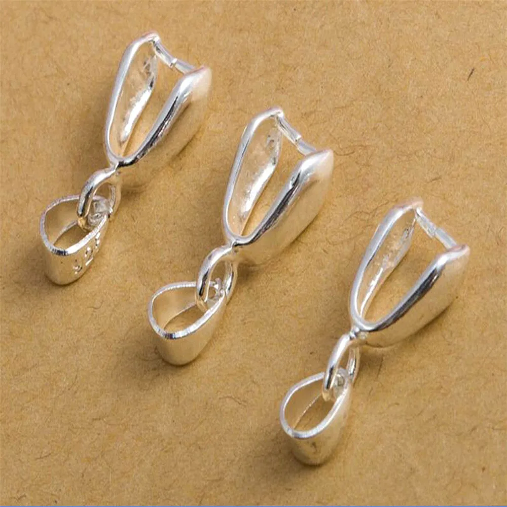 925 sterling silver 10PCS Lot Size S-M-L Handmade Jewelry Findings 925 ...