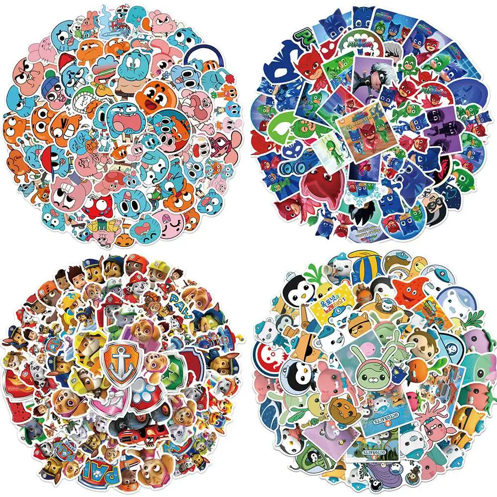 10/50Pcs/Lot Cartoon Movie Stickers Pinocchio Tangled Graffiti Decals ...