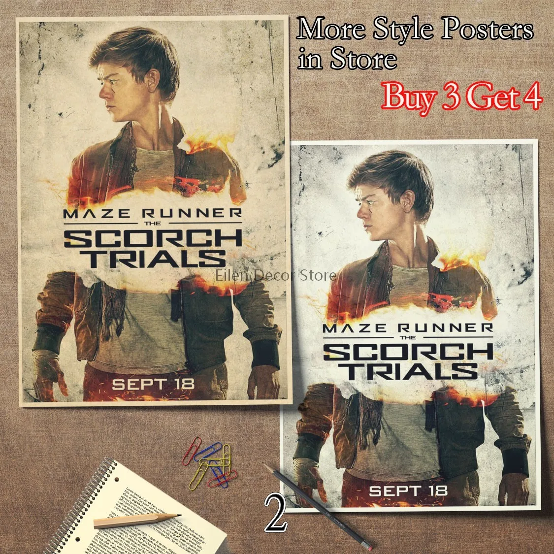 Scorch Trials Movie Poster