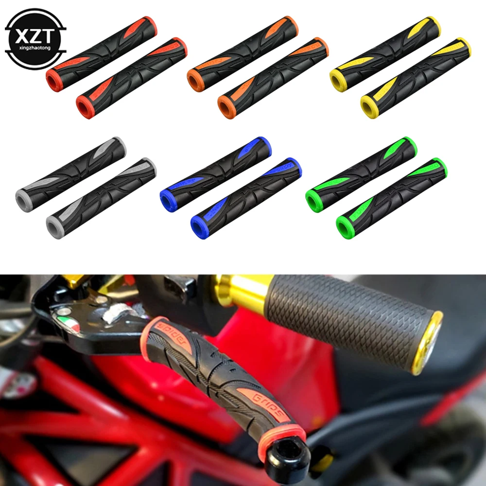 Motorcycle-Bike-Soft-Anti-Slip-Brake-Handle-Silicone-Sleeve-Motorcycle ...