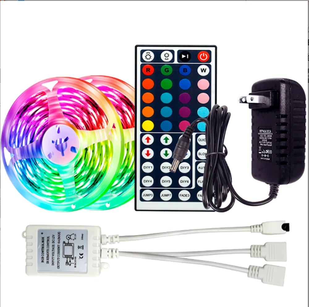 5M-10M-IR-LED-Strip-5050-2835-IP20-RGB-Strip-LED-Light-Flexible-Ribbon ...