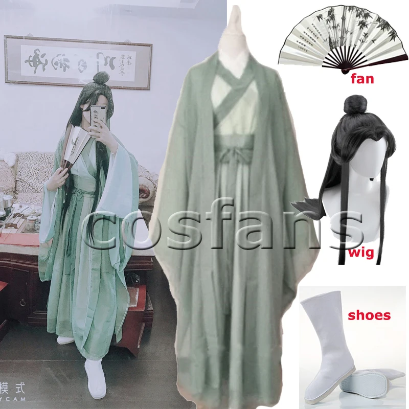 Chinese Novel The Scum Villain’s Self Shen Qingqiu Cosplay Unisex Hanfu ...