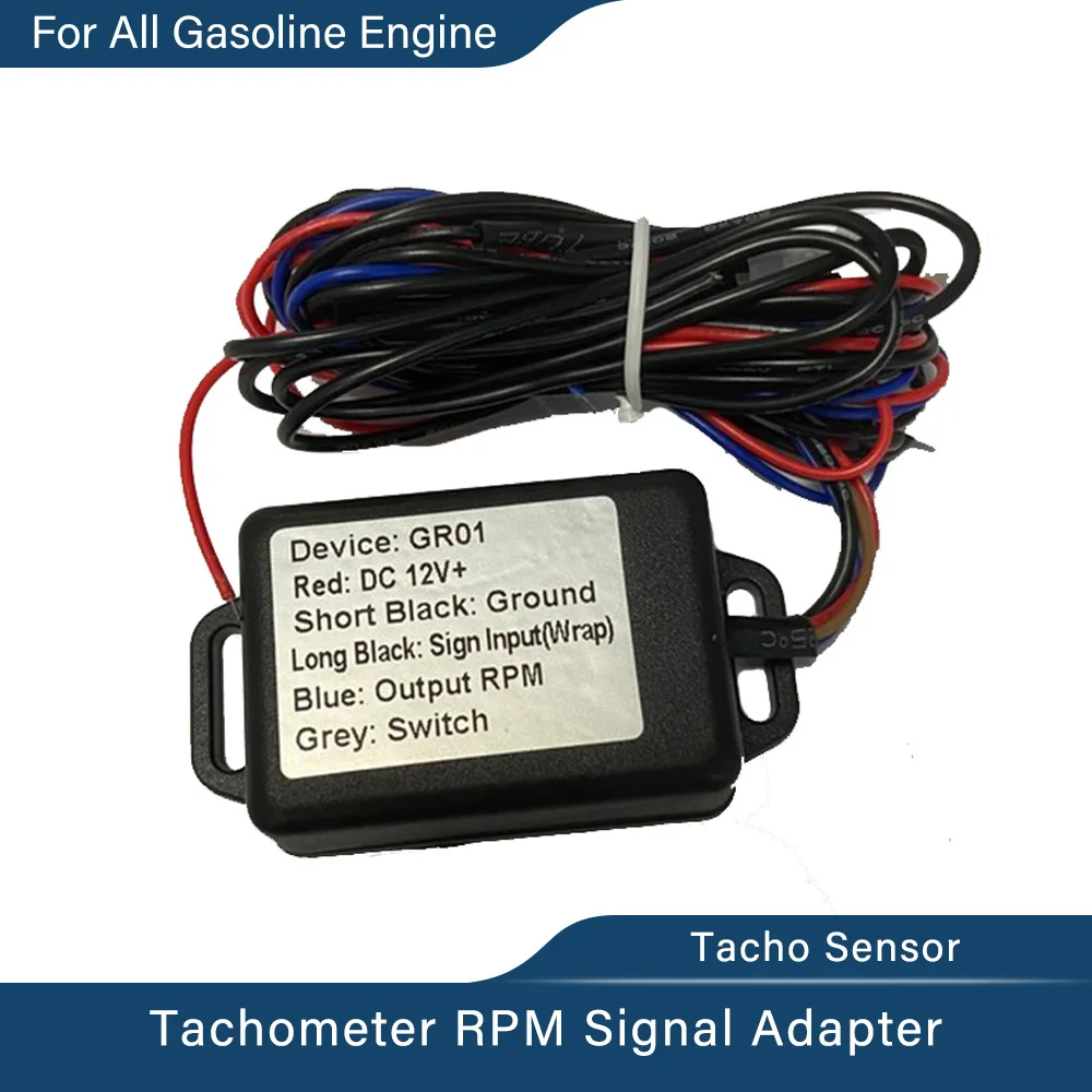 Waterproof Tacho Rpm Signal Adapter Tachometer Sensor For All Gasoline ...