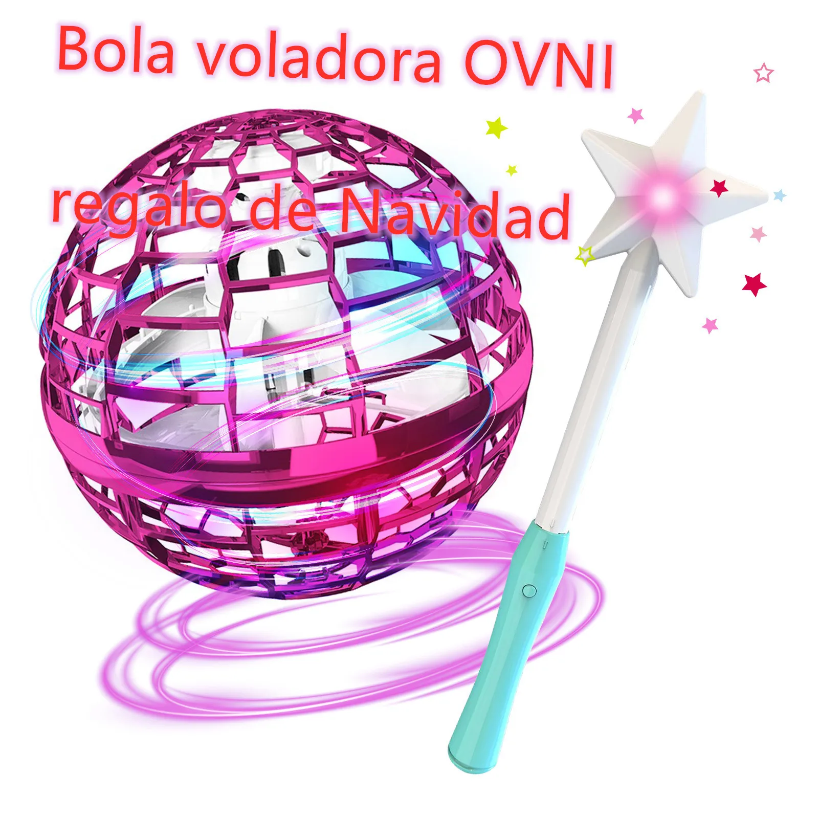 Flynova Pro Flying Ball Spinning Toy Hand controlled Drone Helicopter ...