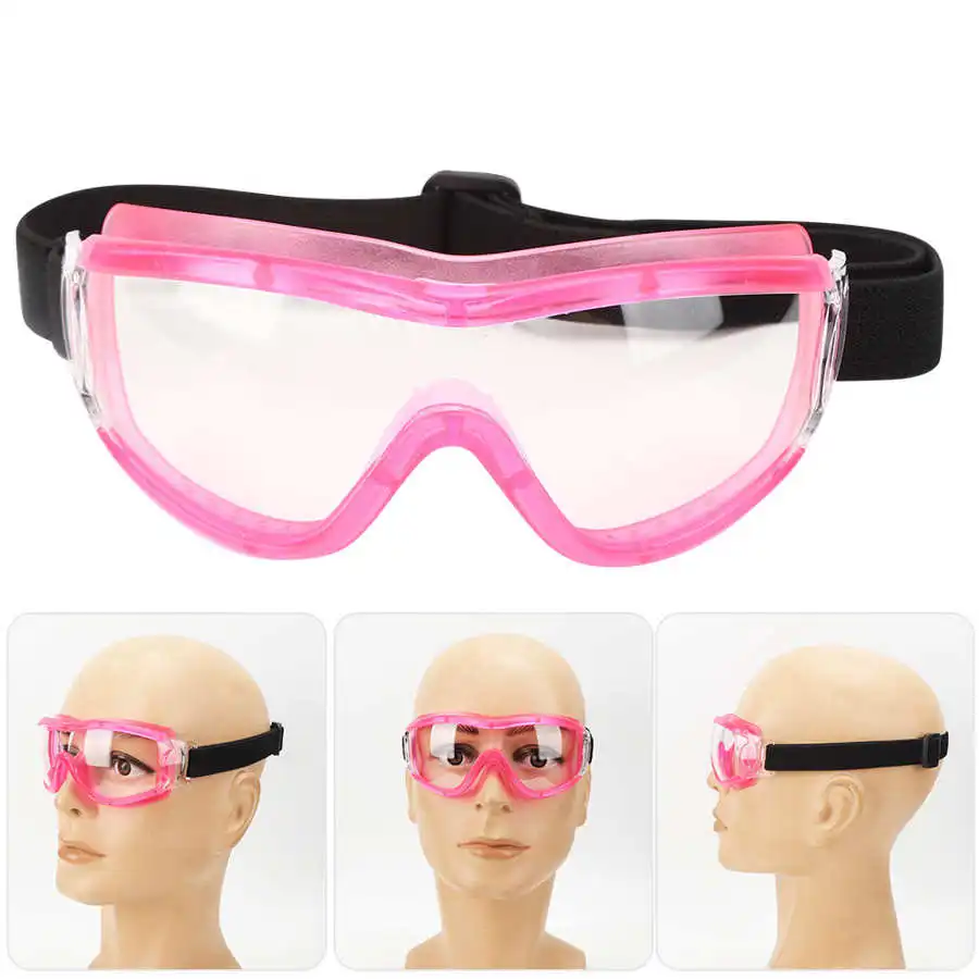 Pink Lab Safety Goggles