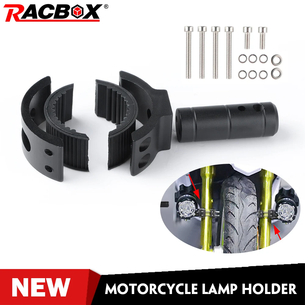 1-2pcs-Motorcycle-Lamp-Holder-Headlight-Mount-Bracket-M6-M8-Adjustable ...