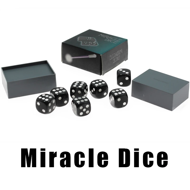 6 Pcs/Box Predict Miracle Dice Turn All Dice Into 6 Magie Toy Magicians ...