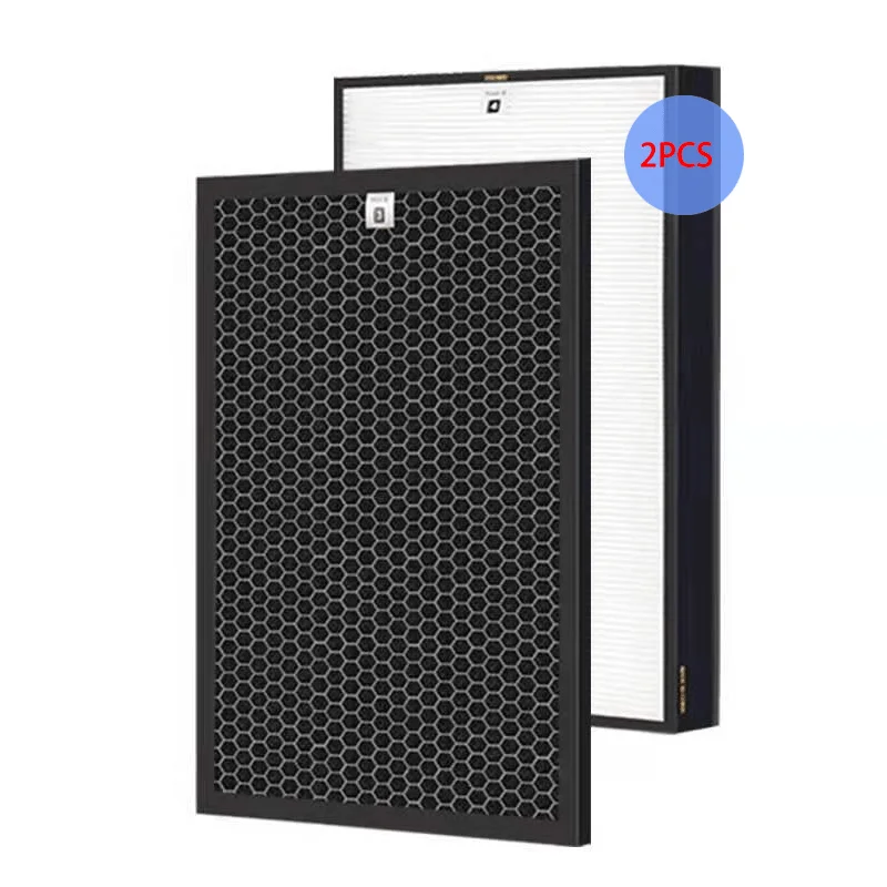 2pcs FZ A80SFE Replacement HEPA Carbon Filters for Sharp FU A80 W / FU ...
