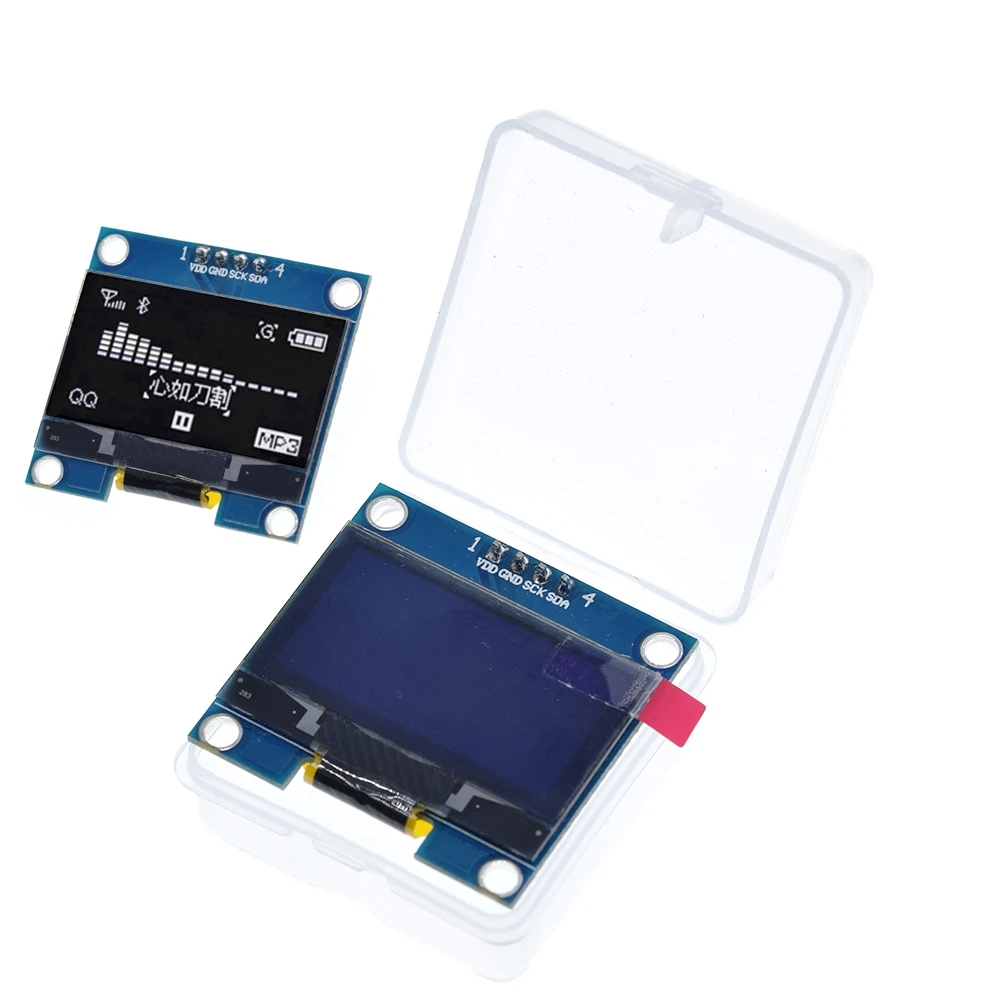 4PIN 1.3 OLED module white/blue color 128X64 1.3 inch OLED LCD LED ...