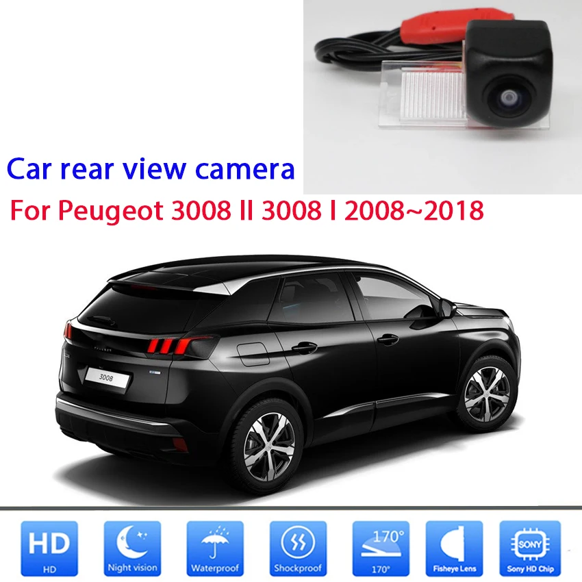 Caméra de recul CCD Full HD pour véhicule, étanche, Vision nocturne ...